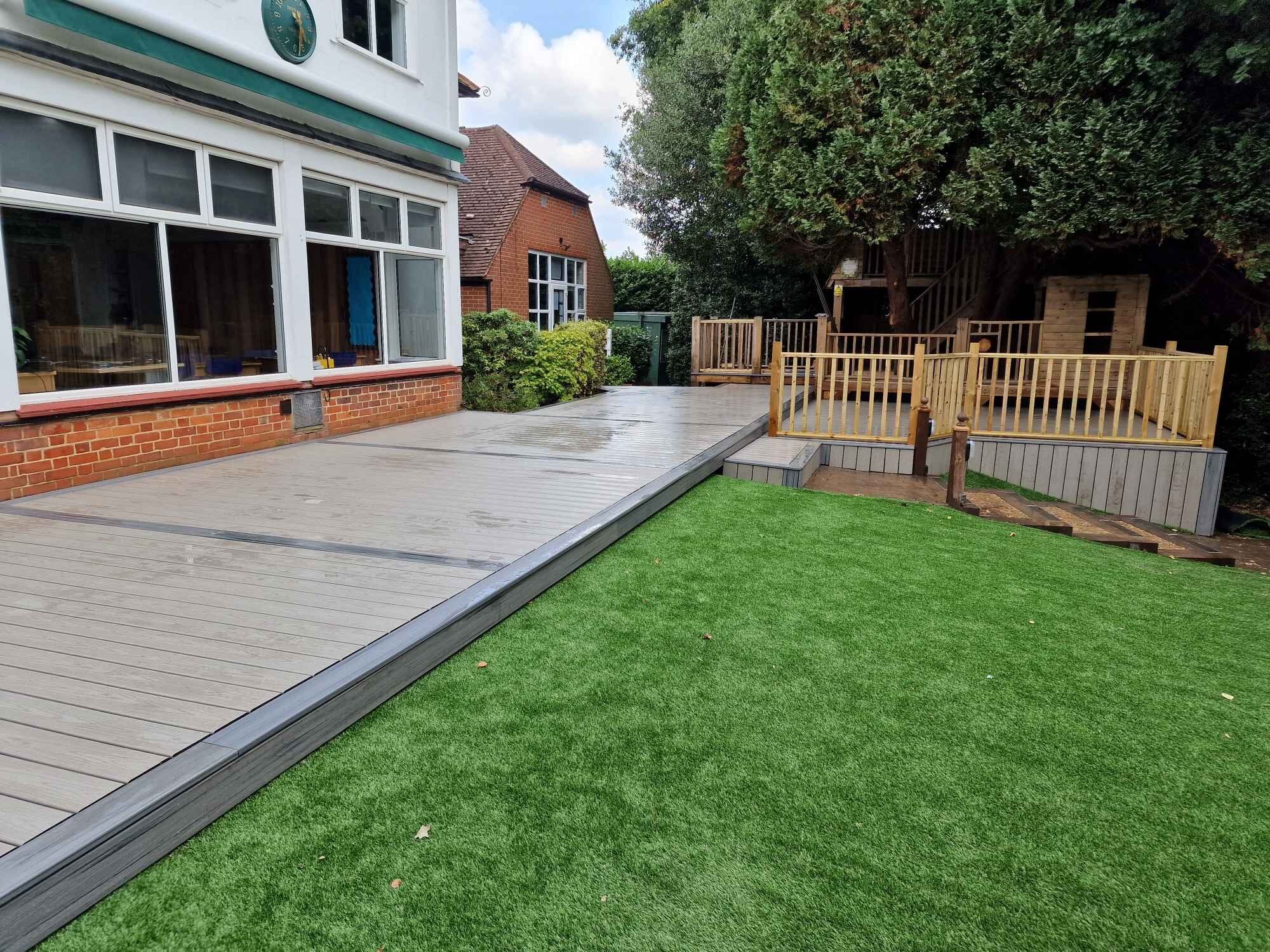 Commercial Decking Installation in Claygate | Oilcanfinish Outdoor Living | Wimbledon