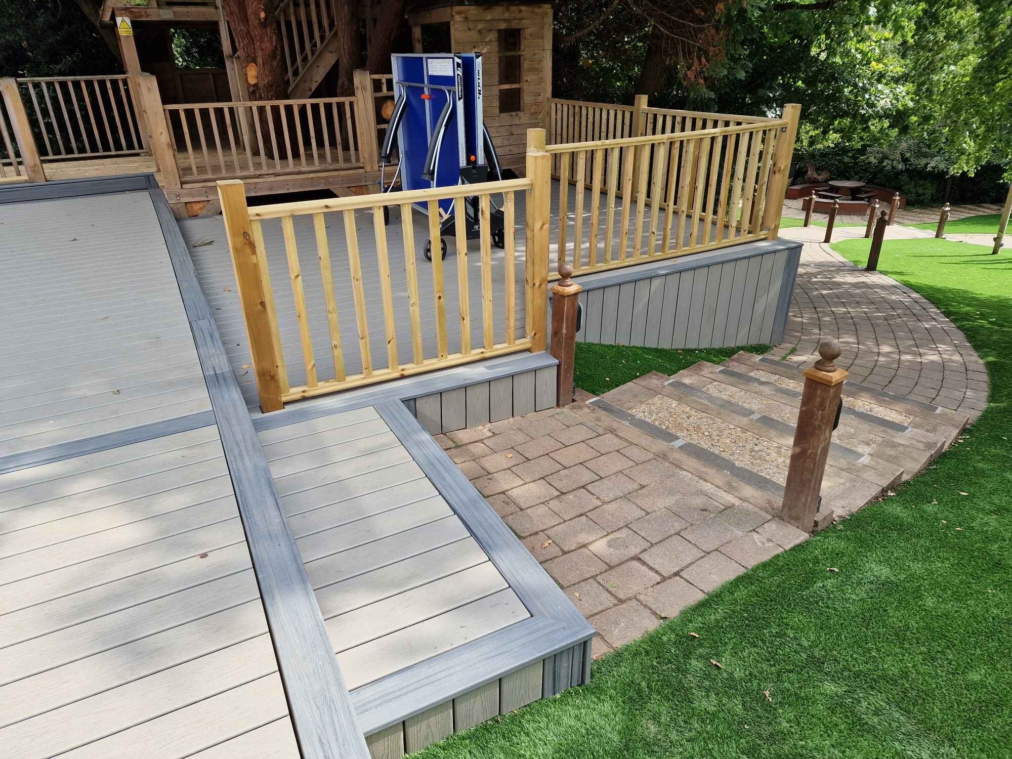 Commercial Decking Installation in Claygate | Oilcanfinish Outdoor Living | Wimbledon